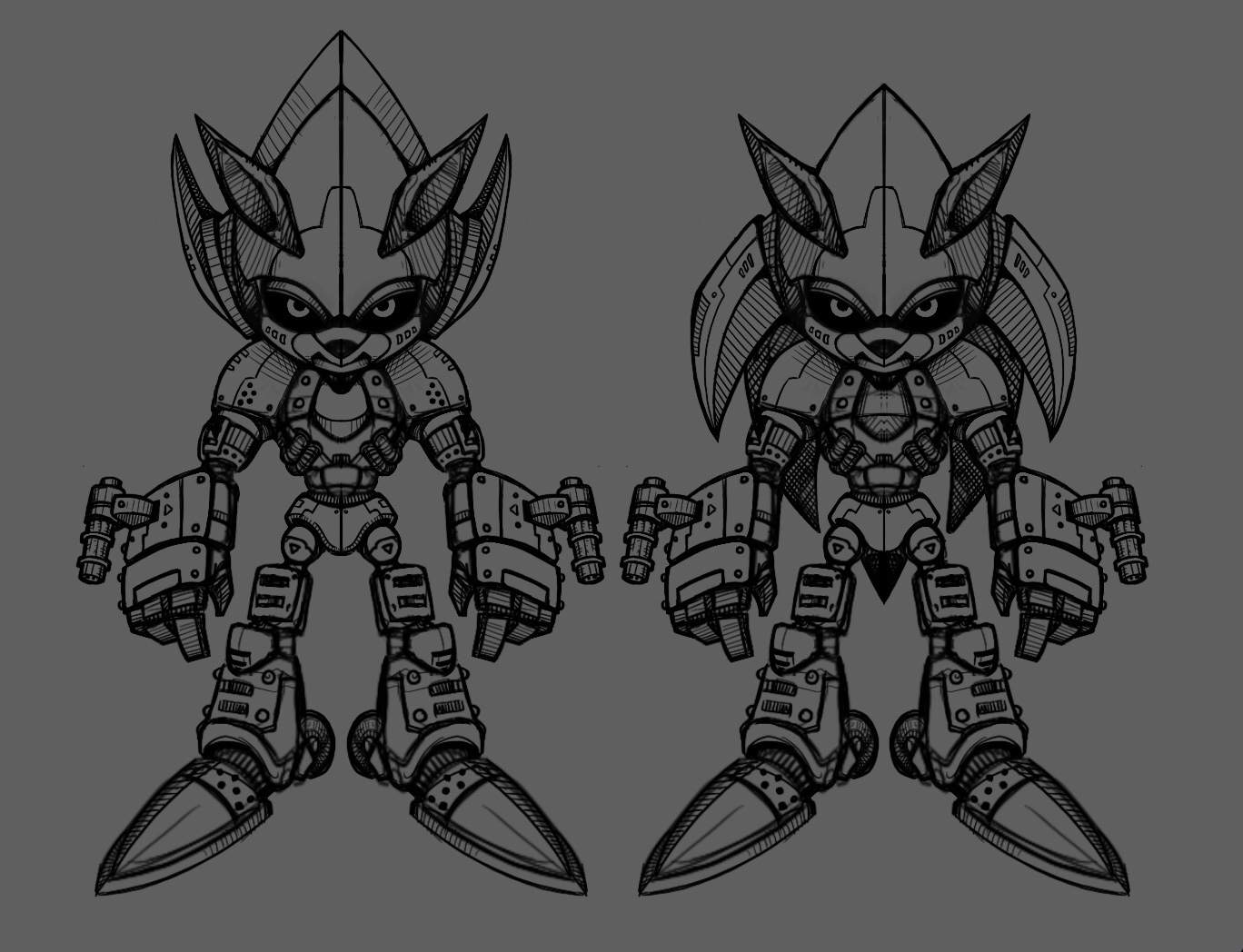 Metal Sonic redesign - Sonic Fanfiction Project - Gallery - FUS Boards
